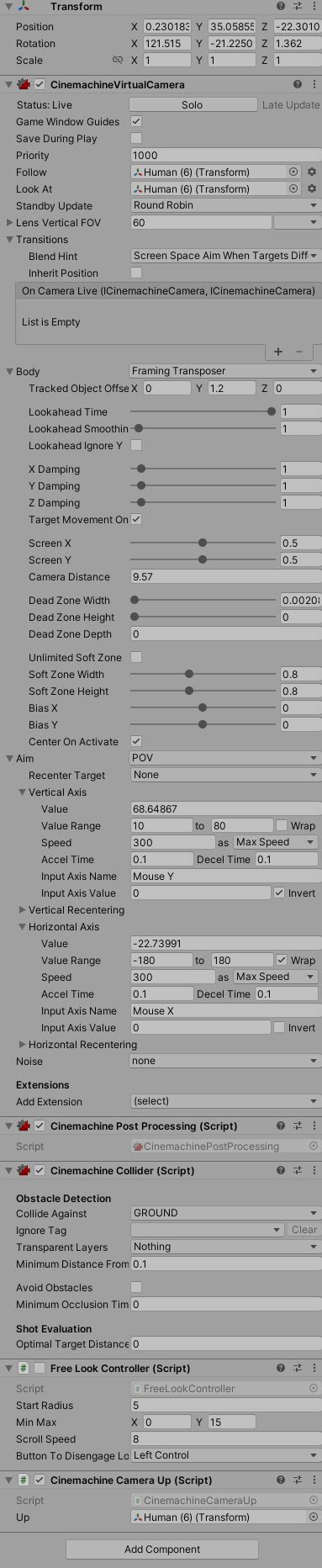 Regression Referenceup No Longer Works With Transpose Unity Engine