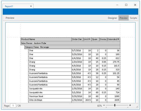 convert devexpress data grid to report reporting tools