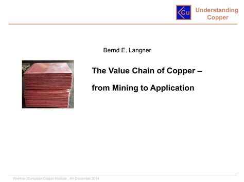 The Value Chain Of Copper From Mine To Application Pdf