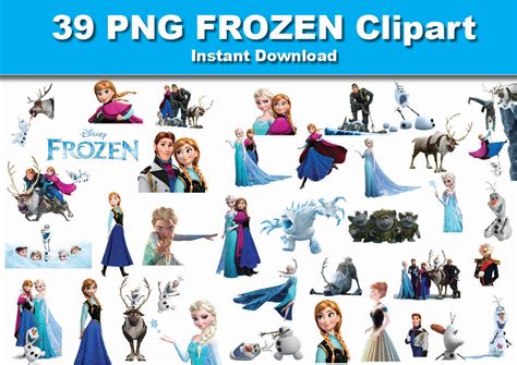 Free Frozen Character Cliparts Download Free Frozen Character Cliparts