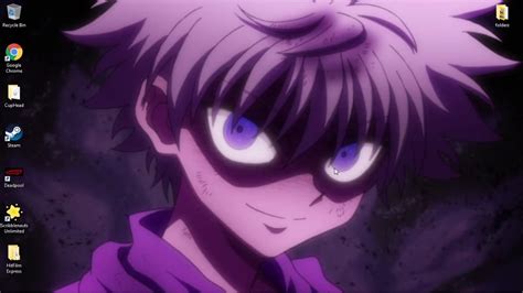 I Have This Sick Killua Background On My Computer R Hunterxhunter