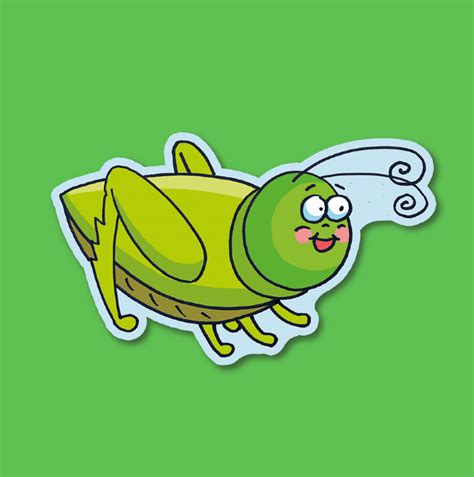 Gary Grasshopper Cut Out