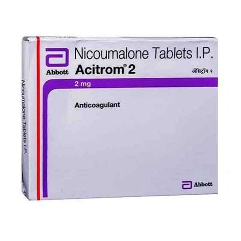 Acitrom 2 Mg Tablet Uses Dosage Side Effects Price Composition
