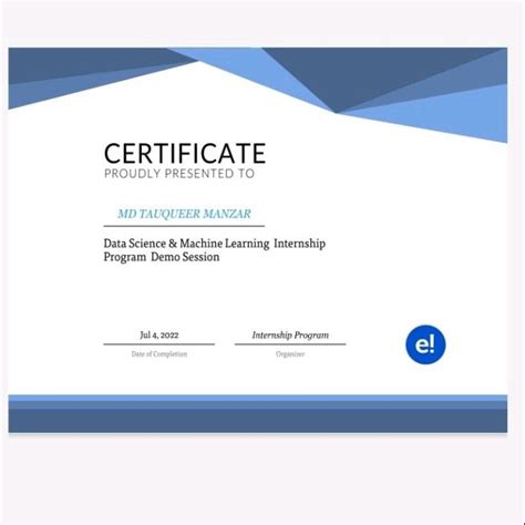 Md Tauqueer Manzar On Linkedin Thankyou Edureka Internship