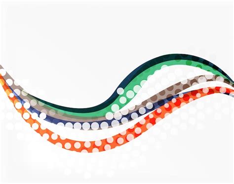 Premium Vector Vector Abstract Wave Lines Background Template