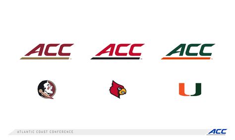 Atlantic Coast Conference Rebrand On Behance