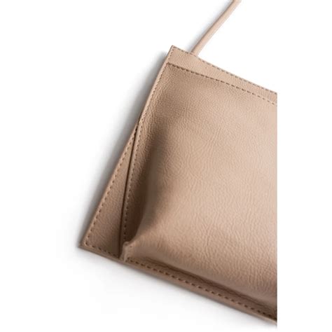 Tiny Light Brown Vegan Leather Bag Hipicon