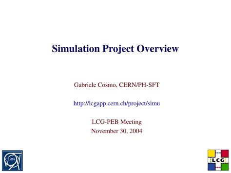 ppt simulation project overview powerpoint presentation free