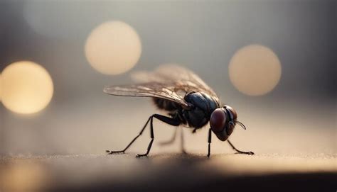 Premium Ai Image 3d Close Up Of An Isolated House Fly