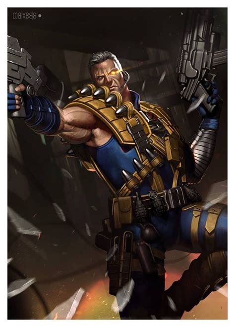 Cable By Alex Malveda Cable Marvel Marvel Dc Comics Avengers Film