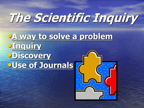 Ppt The Scientific Inquiry Powerpoint Presentation Free Download