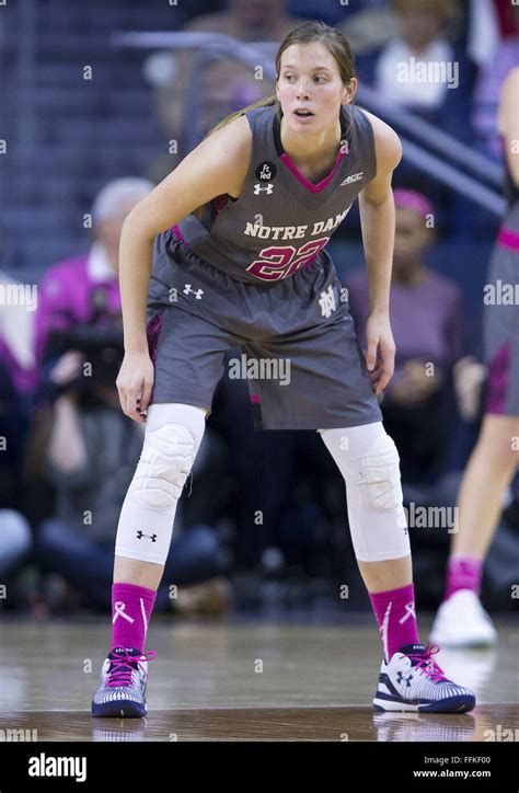 South Bend Indiana Usa 14th Feb 2016 Notre Dame Guard Madison