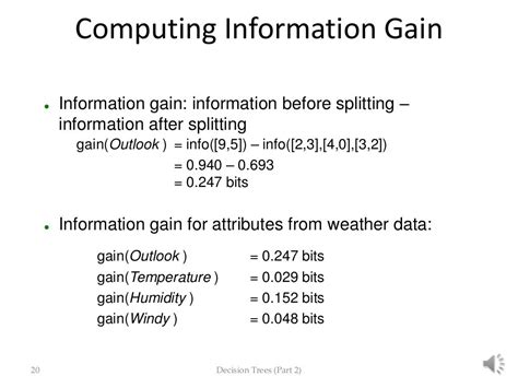 Lecture 4 Decision Trees 2 Entropy Information Gain Gain Ratio
