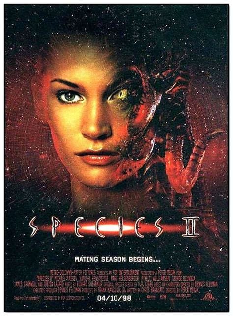 Species Ii 1998 Original 27x40 Movie Poster Michael Madsen