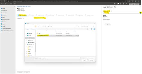 set up and deploy bginfo from sysinternals by using microsoft intune