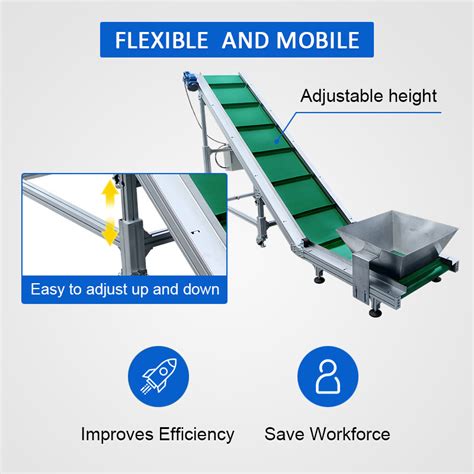 Bifa Customized Assembly Line Industrial Transfer Pvc Green Belt