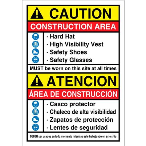 Caution Construction Signs