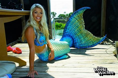Mermaid Chelsea Of The Famous Weeki Wachee Mermaids Top And Tail By
