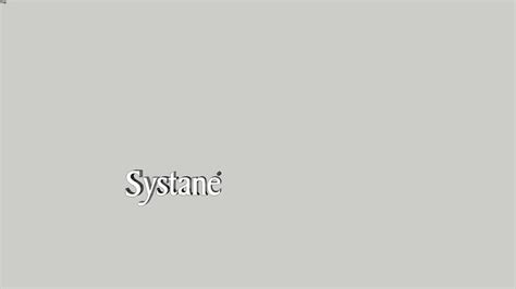 Systane Logo 3d 2 Extrude 3d Warehouse