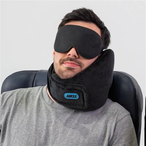 Airze Eze Sleep Bundle Travel Pillow And Sleeping Mask
