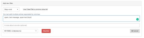 Using The Stop Words Feature To Protect Your Site From Rude Words