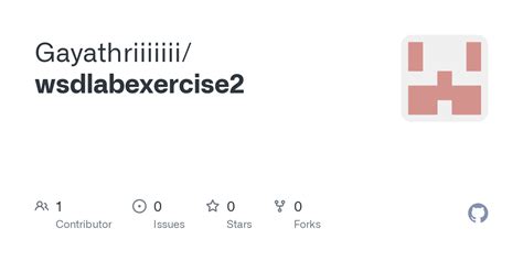 GitHub Gayathriiiiiii Wsdlabexercise