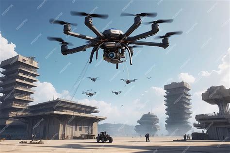 Premium Photo Sky Guardians Collaborative Inspection With Autonomous