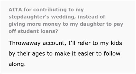 Dad Let His Daughter Know He Wont Be Paying For Her Wedding And