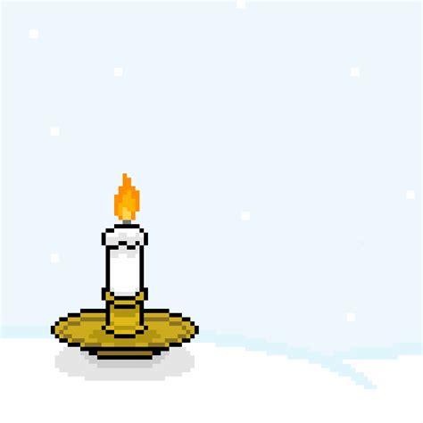 Pixilart Candle By Emeraldatlas