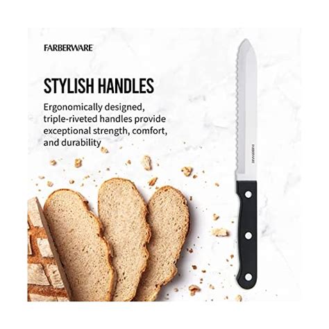 Farberware 14 Piece Triple Rivet Knife Block Set With Built In