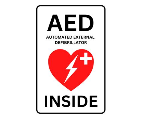 AED Sign Printable Templates Free PDF Downloads