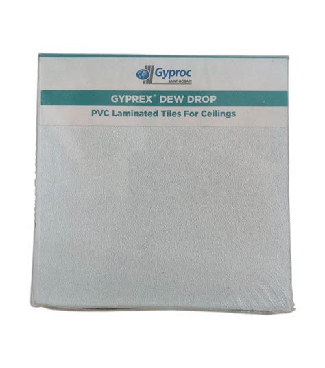 Gyproc Gypsum Tiles At ₹ 100piece जिप्सम सीलिंग टाइल In Pune Id