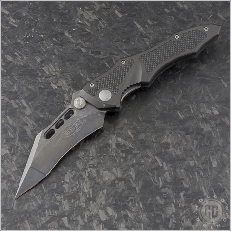 Microtech Knives Vector Se Folder Sa Knife 31in Black Plain 154 Cm
