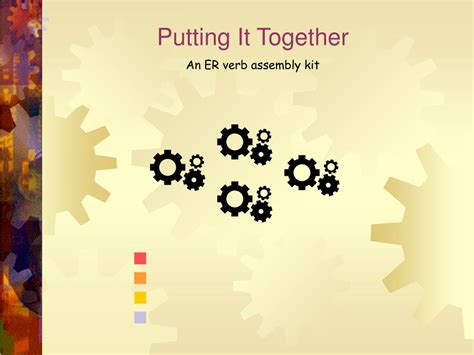 Ppt Putting It Together An Er Verb Assembly Kit Powerpoint