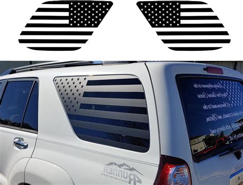 Hhlou Rear Window American Flag Decal Fits Toyota 4runner