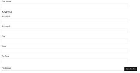 React Jsonschema Form Layout Grid Examples Codesandbox