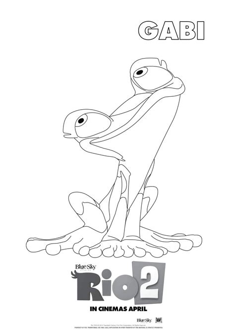 Rio 2 Printable Coloring Pages 2025