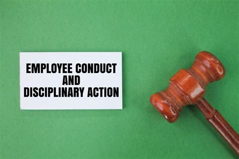 Premium Photo Judges Hammer And White Paper With The Words Employee