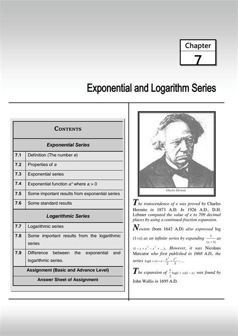 SOLUTION Iit Jee Main Maths Notes For Exponential Theory Studypool