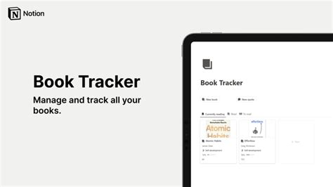Book Tracker Productivity Template