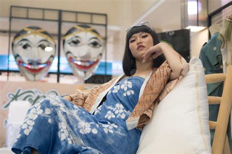 Yogyakarta Indonesia December 03 2022 Stylish Female Models Among Micro Small And Medium