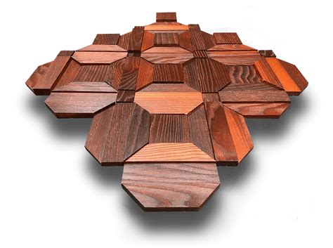 Деревянные стеновые 3Д панели Восток термо 3Д 8 Т 2 0 Термоясень брашированный