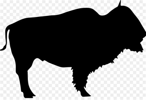 Bison Silhouette Clip Art 1421654 Clipart Library