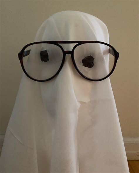 Michael Myers Ghost Bob Sheet Glasses Only Halloween Prop Ghostface Jason Leatherface Pennywise