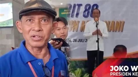 Sosok Mulyono Teman Seangkatan Jokowi Dari Sukoharjo Buka Suara Soal