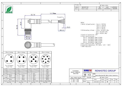 M12 Connector Wiring Diagram