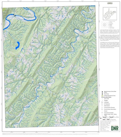 Levels Quad Topo Wvdnr Map By Wv Division Of Natural Resources