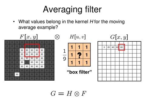 Ppt Linear Filters In Image Processing Basics And Applications Powerpoint Presentation Id