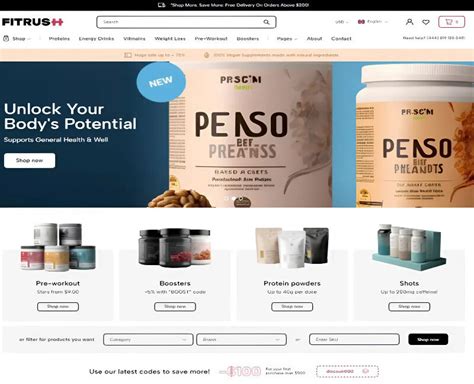 Responsive Nutrition Shop Woocommerce Wordpress Theme