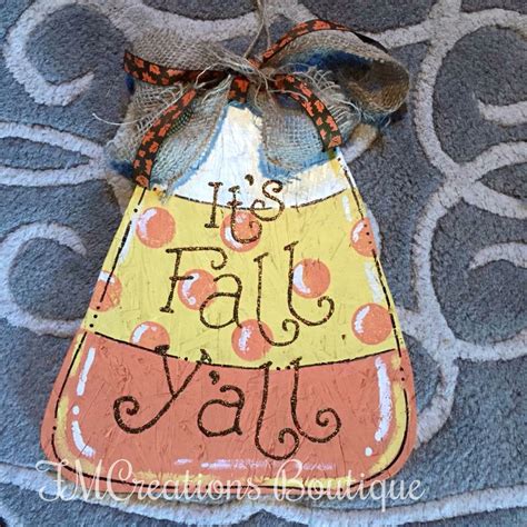 16 Candy Corn Sign Ideas Candy Corn Halloween Crafts Halloween Wood